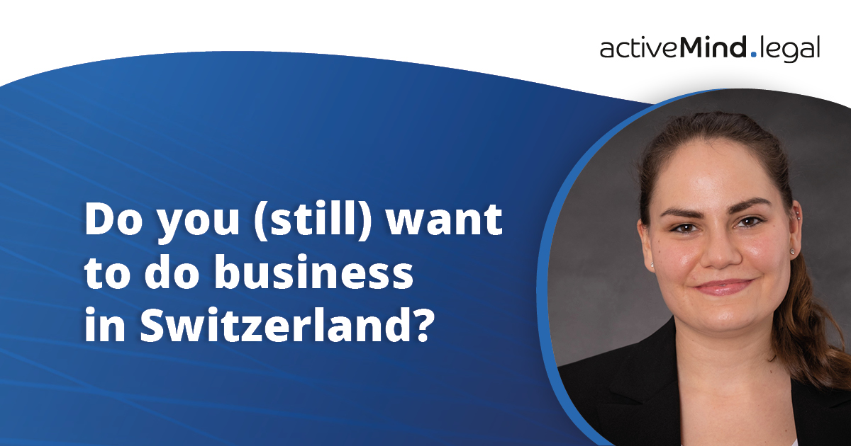 Swiss Representative in accordance with the Data Protection Act | activeMind.legal